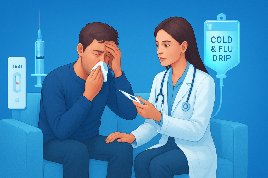 Influenza: Symptoms, Rapid Antigen Test, Vaccine & Cold and Flu Drip